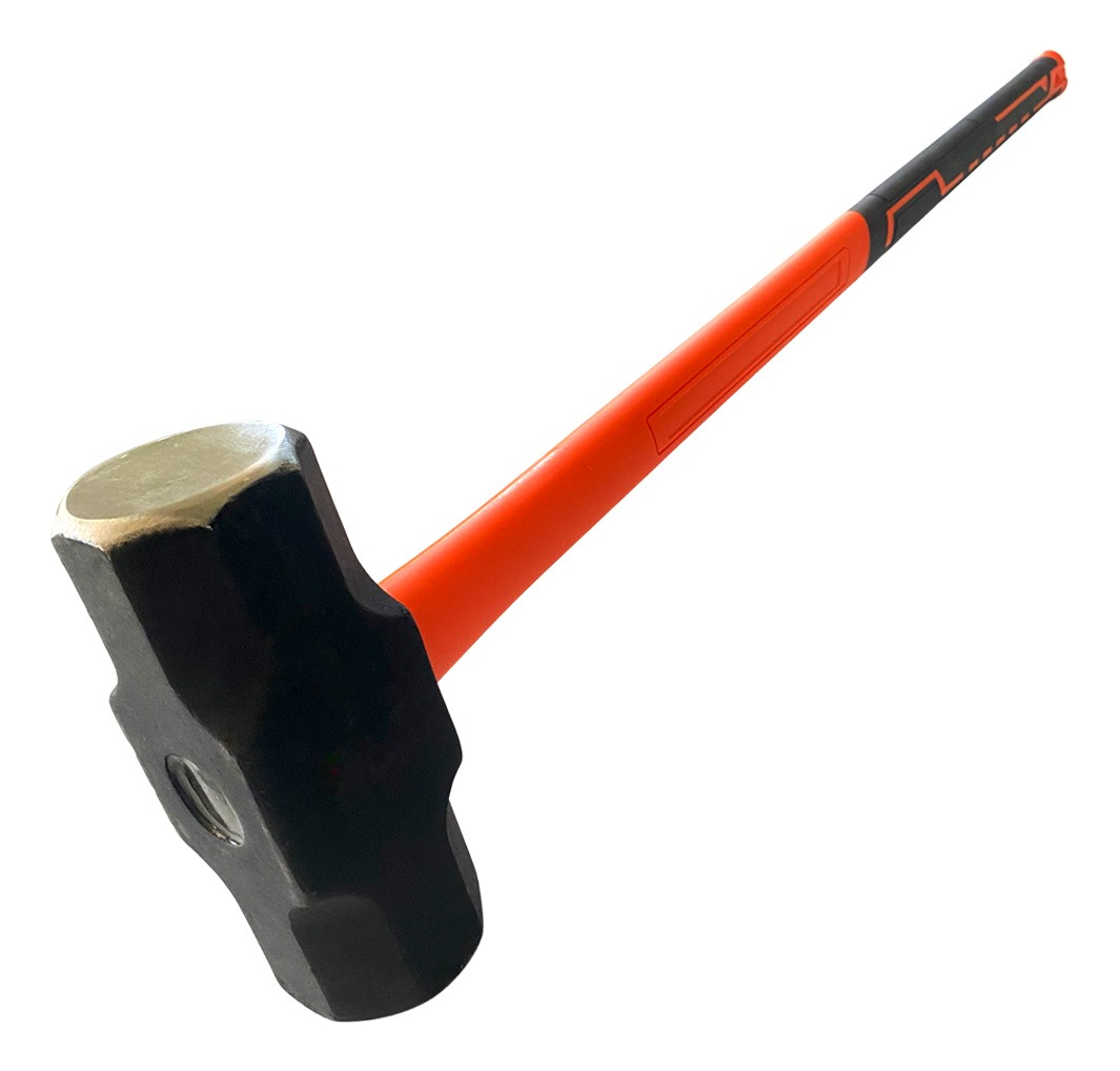 Combo Mazo Octogonal De Construcción Mango Fibra 5,4kg 12lb - ToolMix.cl